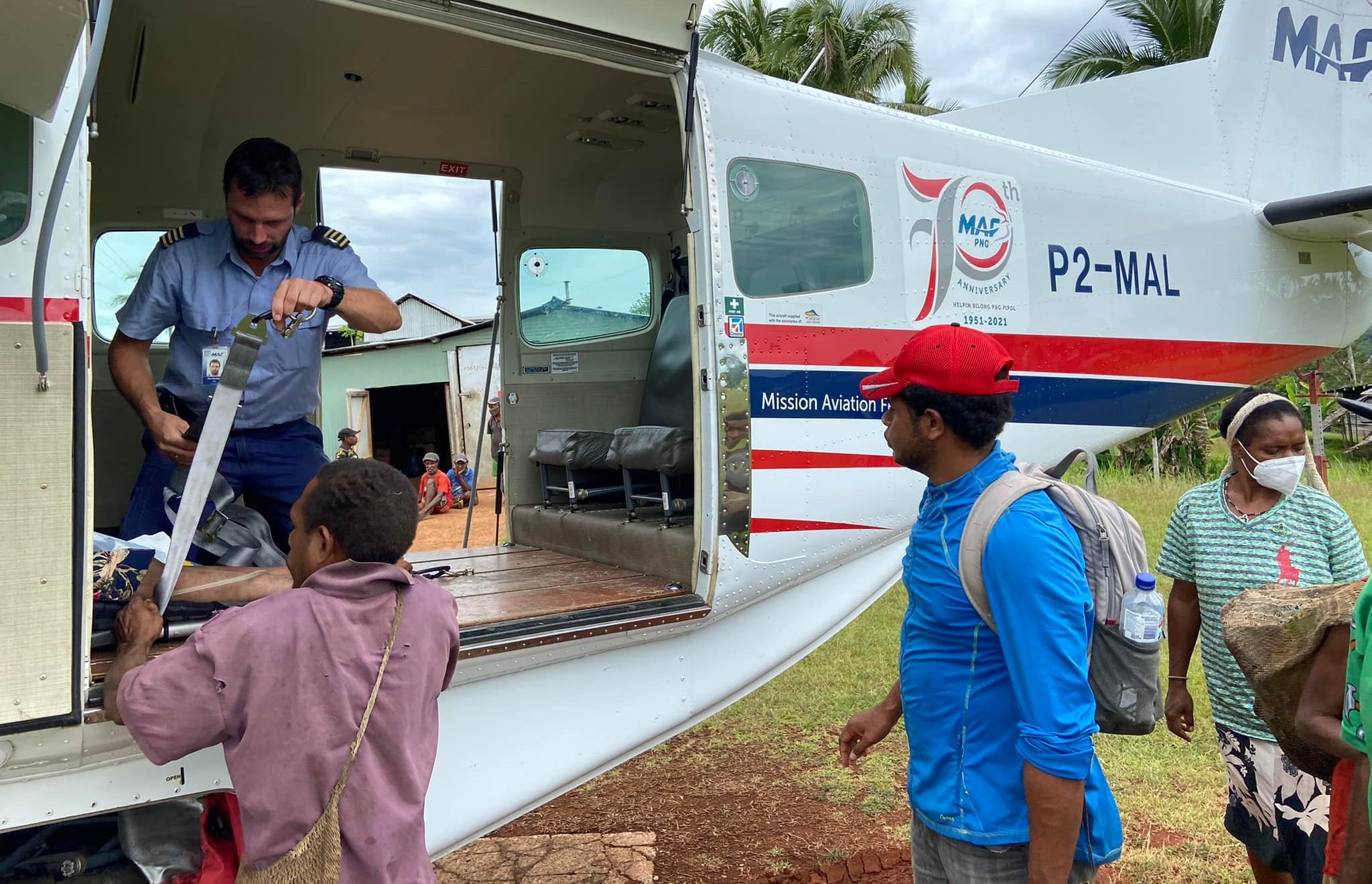 Ambulancevlucht met Kerst - MAF