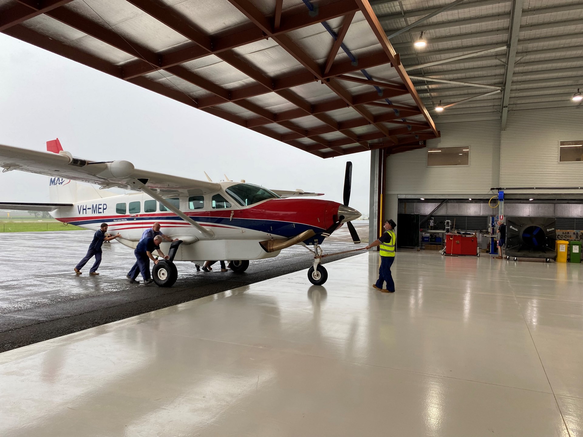 Nieuwe hangaar in Mareeba gereed - MAF